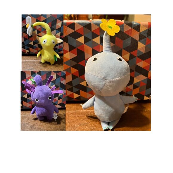 Unbranded | Toys | Pikmin Flower Plush Lot Of 3 Stuffed Animals ...